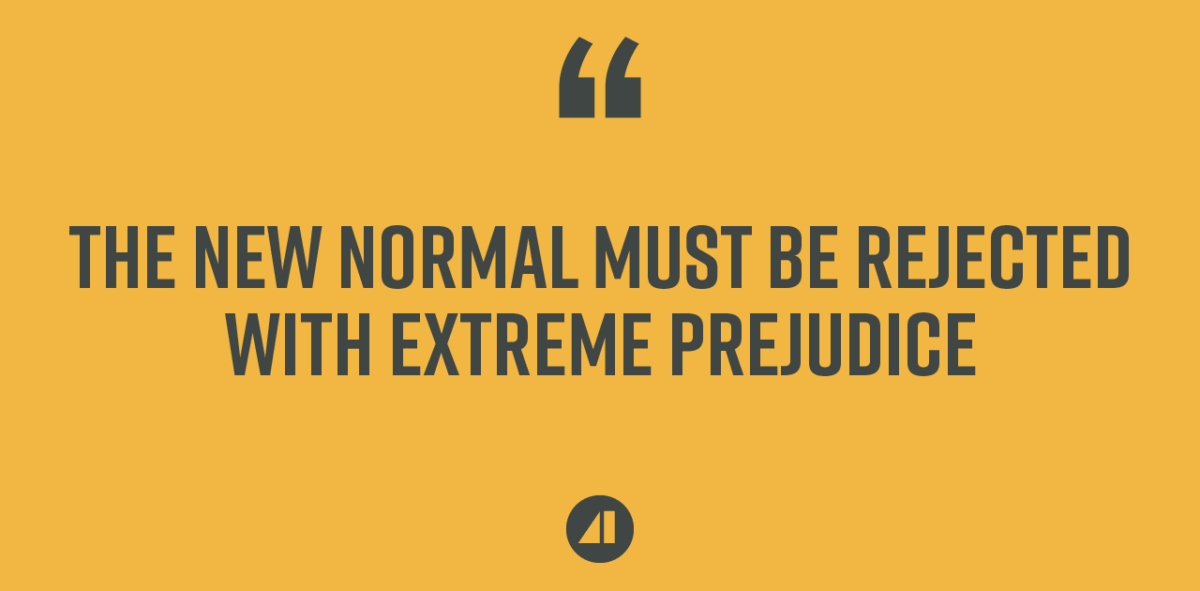 This Is Not the New Normal | The Sales Blog